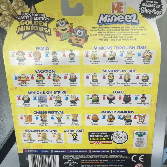 Universal | Toys | Despicable Me Mineez Series New Comes As 3 | Poshmark